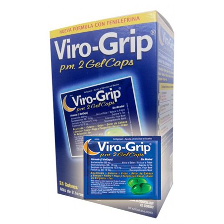 VIRO-GRIP PM GEL CAPS 24/2 – Gonzalez Wholesale Distributor