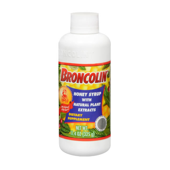 BRONCOLIN REG 325 GM HONEY SYRUP – Gonzalez Wholesale Distributor