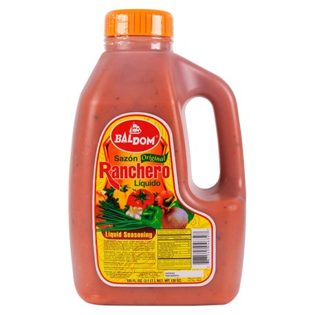 BALDOM RANCHERO LIQUID SEASONING 4/1 GALLON – Gonzalez Wholesale ...
